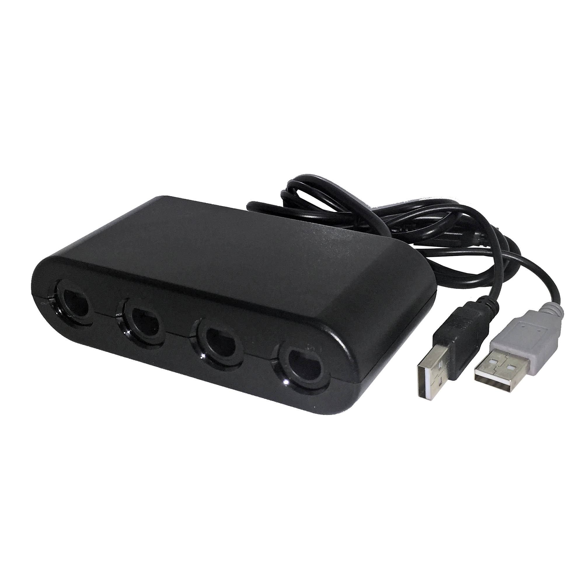 Adaptador para Controles GameCube para Wii U 4 puertos para Smash Bros