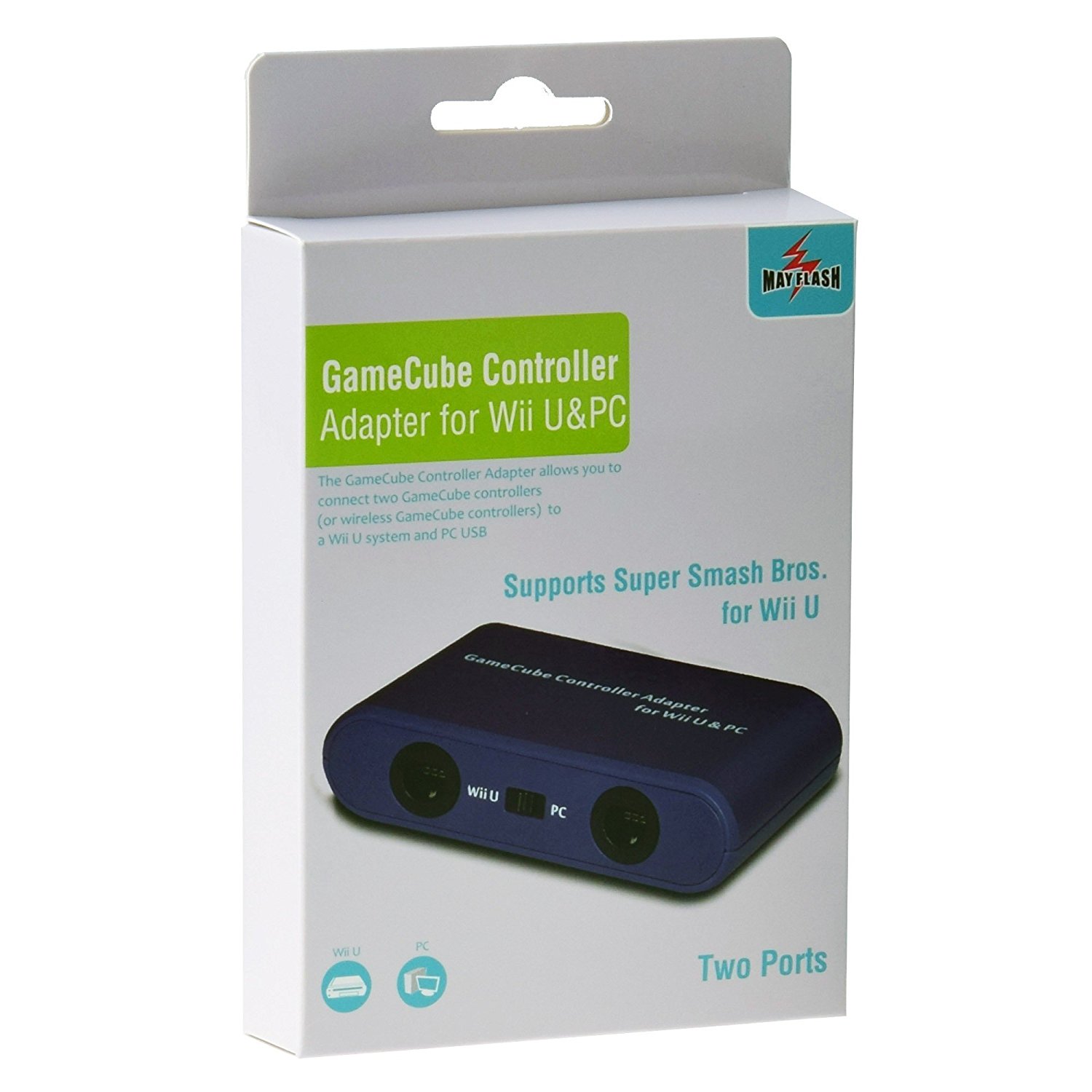 Adaptador Control Gamecube A Pc o Wii U 2 Puertos